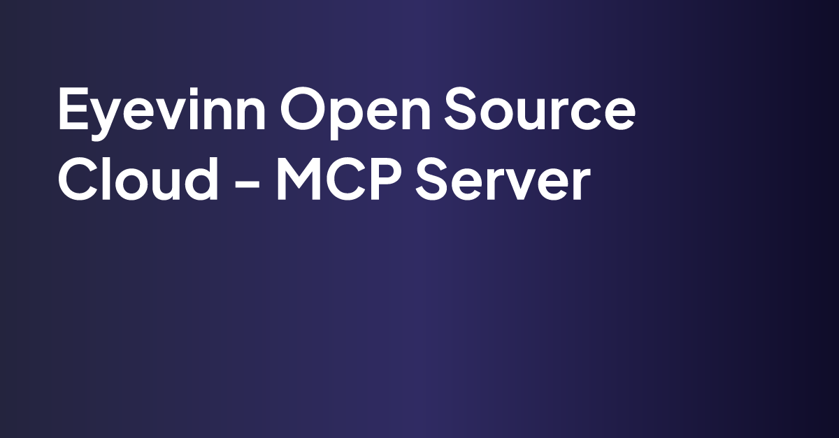 Eyevinn Open Source Cloud - MCP Server